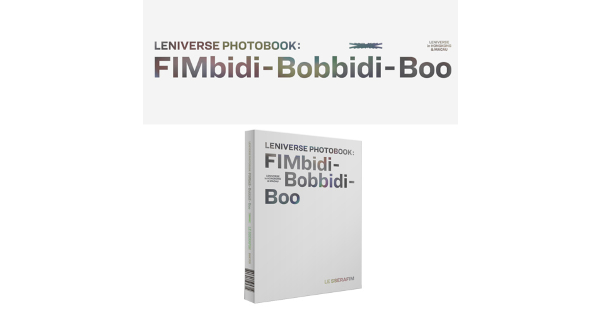 LE SSERAFIM - FIMbidi-Bobbidi-Boo (Leniverse Photobook)
